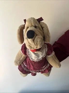 GANZ | Other | Vintage 98s Ganz Bros Wrinkles The Dog Plush Hand Puppet ...